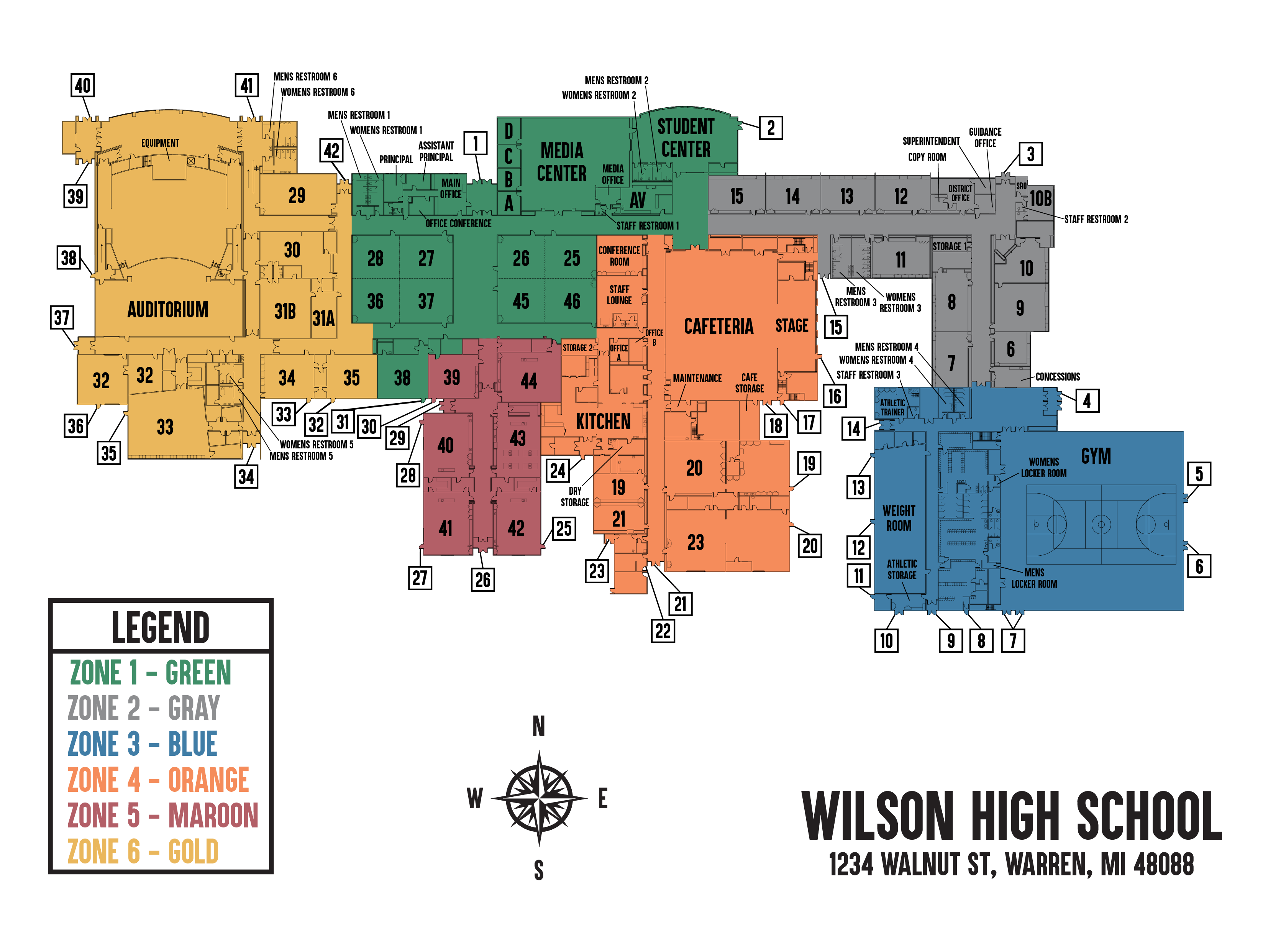 Lockout Custom Color-Coded Zoning System for Your Facility